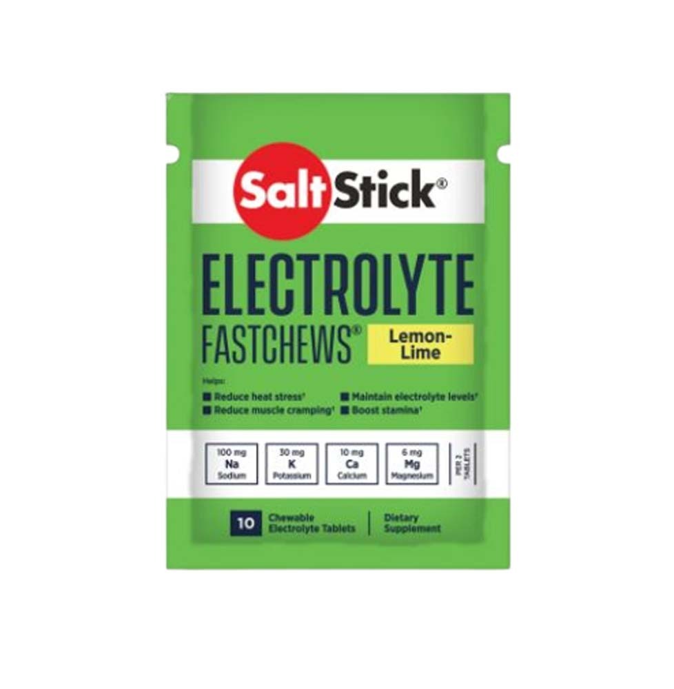 SaltStick Fast Chews - Lemon Lime -10 Tablet Pk│Inspire Athletic